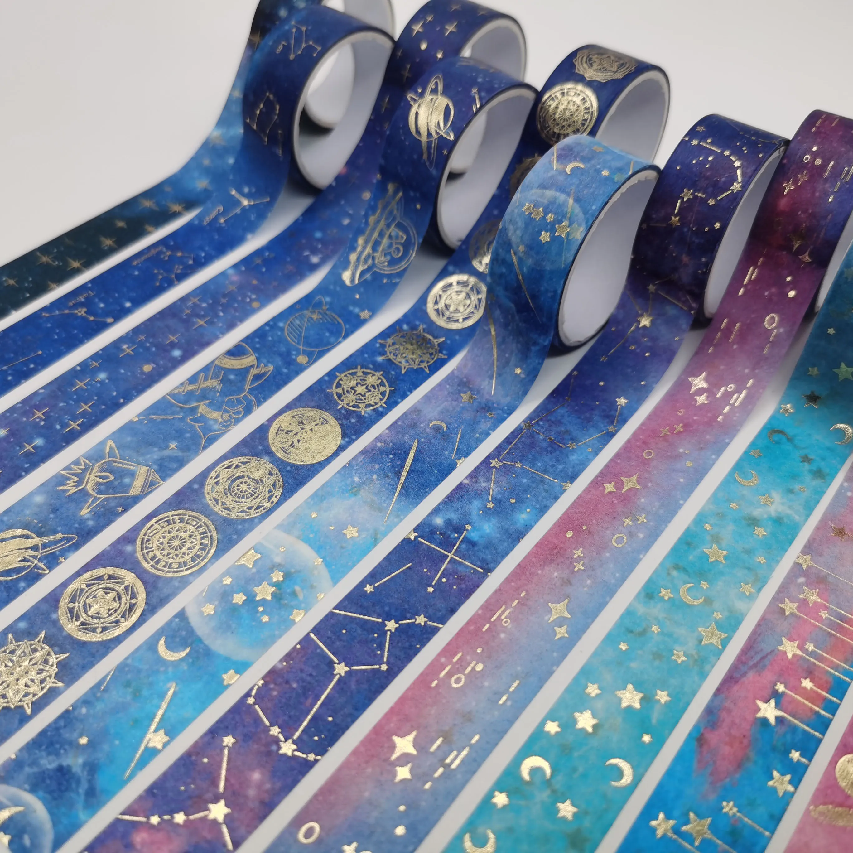 12 pcs/box Starry sky Astrolabe Moon Planet Washi Tape Masking Tape ...