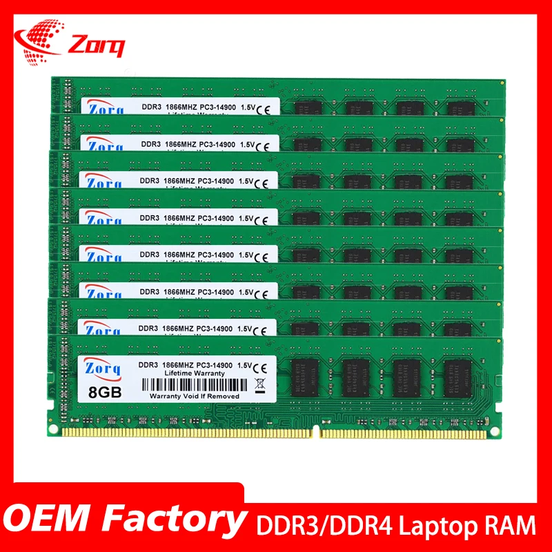 Wholesale 10PCS DDR3 RAM PC 4GB 8GB 1600Mhz 1600 240 Pins PC3 10600S ...
