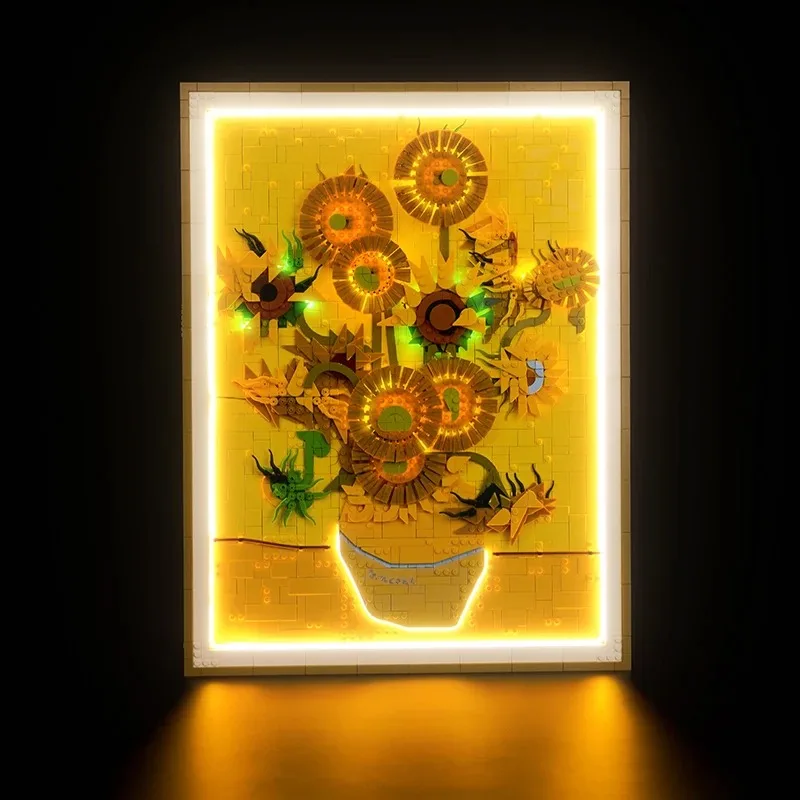 LED Light Kit for 31215 Vincent van Gogh - Sunflowers Building Blocks ...