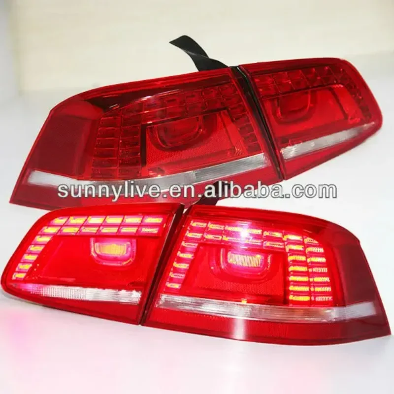 AIROW For VW Passat B7 European Magotan LED Tail Lamp Rear Lights 2011 ...