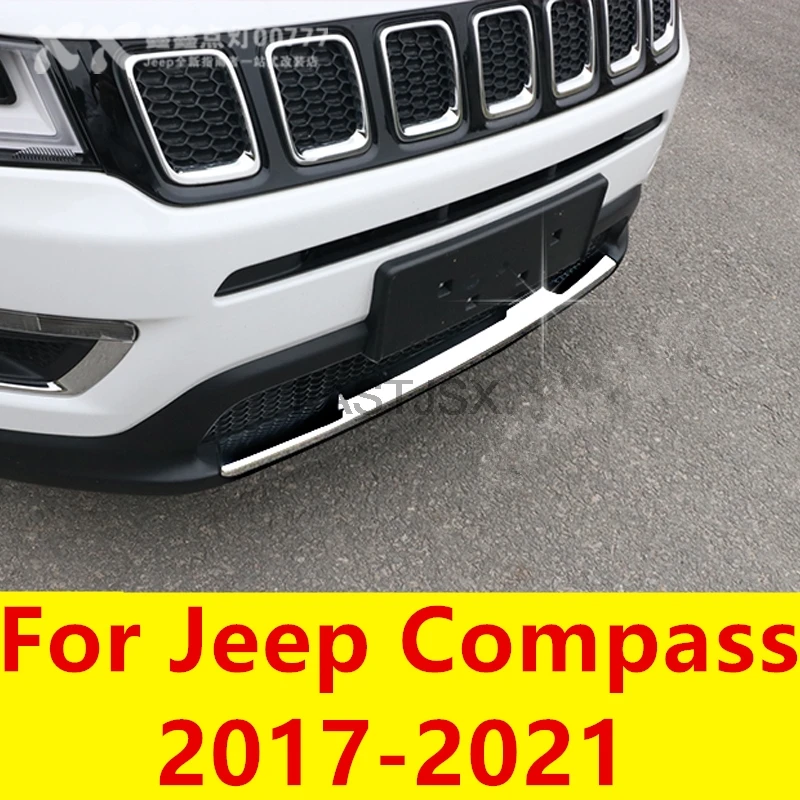 For Jeep Compass 2017-2021 High quality ABS Stainless Steel Front ...