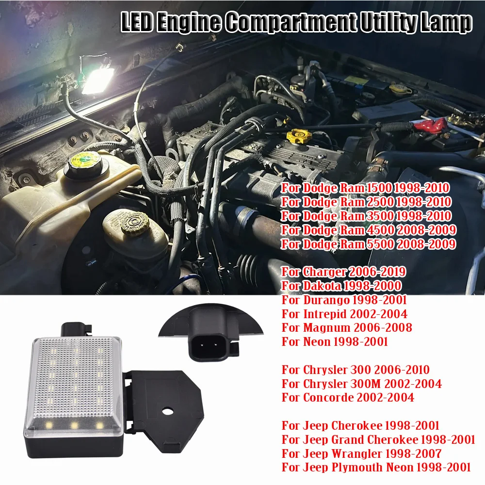 1PCS-LED-Under-Hood-Lights-Engine-Compartment-Utility-Lamps-Auto-Parts ...