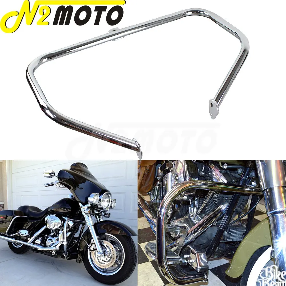 For Harley Touring Engine Guard Crash Bars Street Electra Glide FLHX ...
