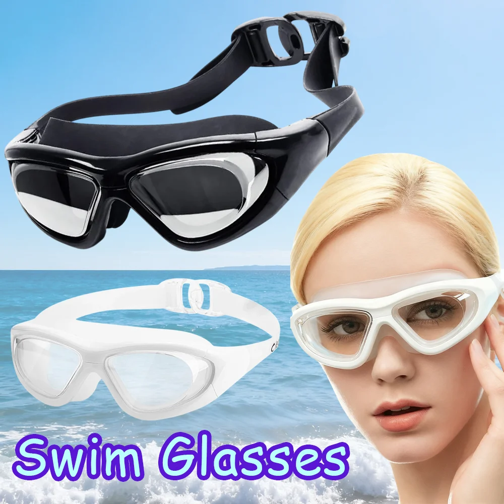 HD Anti Fog Swimming Goggles Waterproof Eyewear Professional Training ...