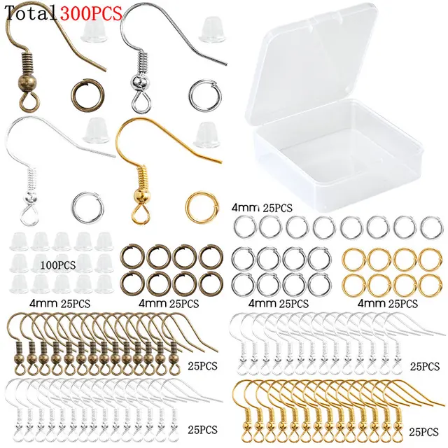 Alloy Accessories Jewelry Findings Set Earring Making Kit Lobster Clasp ...