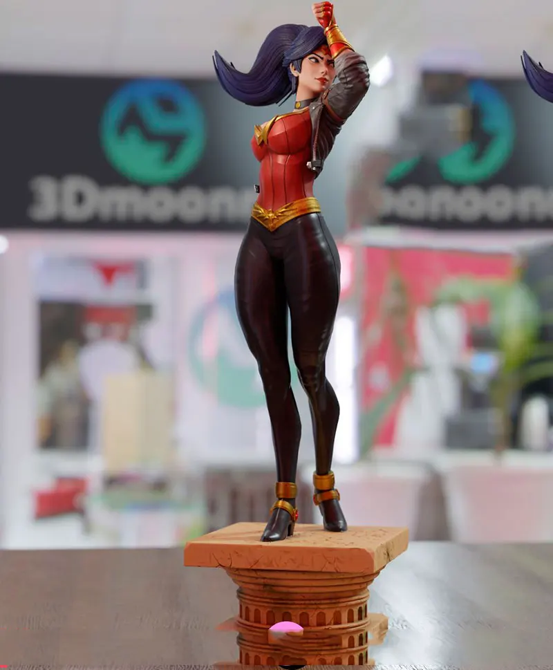 1/24 75mm 1/18 100mm Resin Model Kits Battle Girl Figure Unpainted No ...