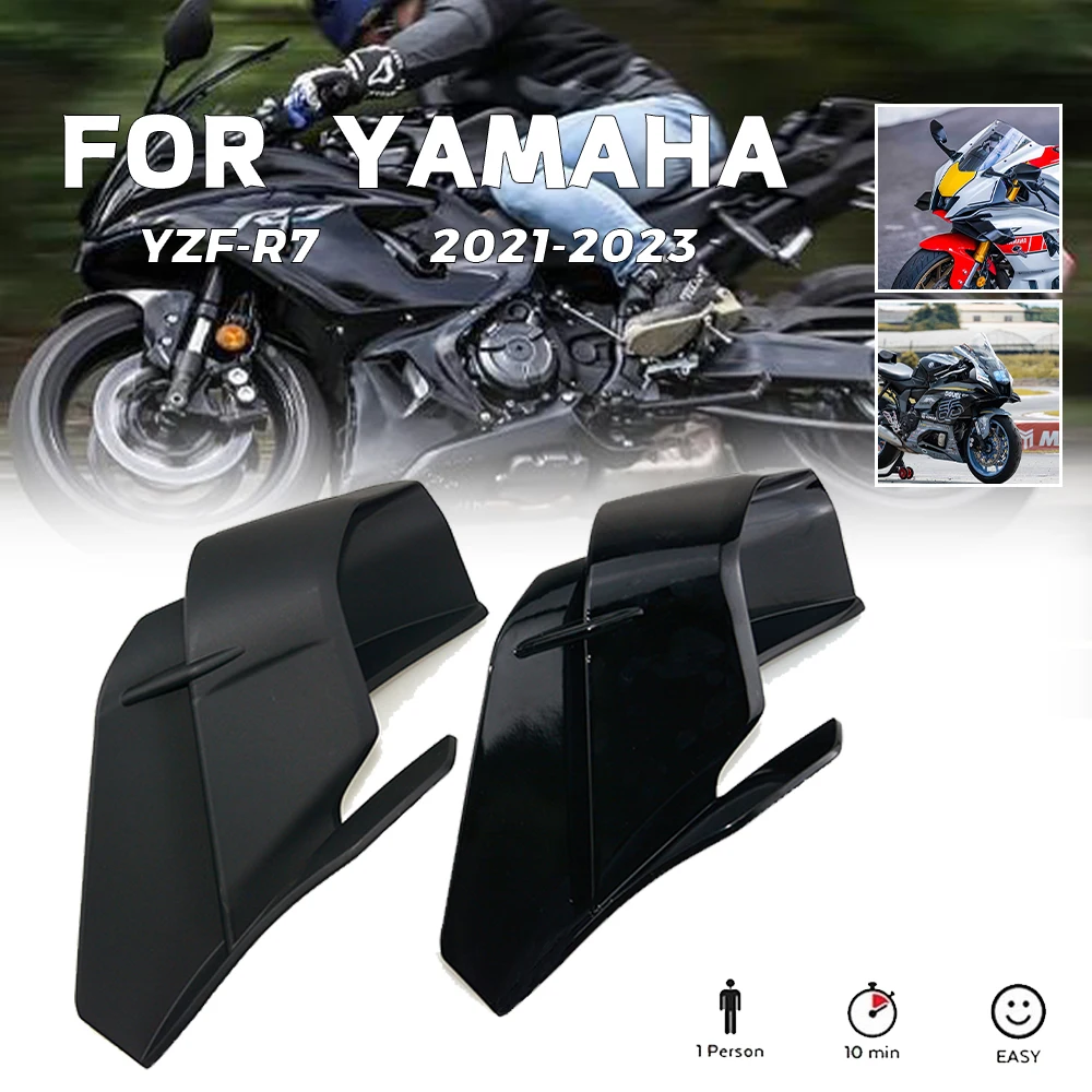 YAMAHA YZF R7 YZF R7 2021 2023 için ön Fairing Winglets aerodinamik ...