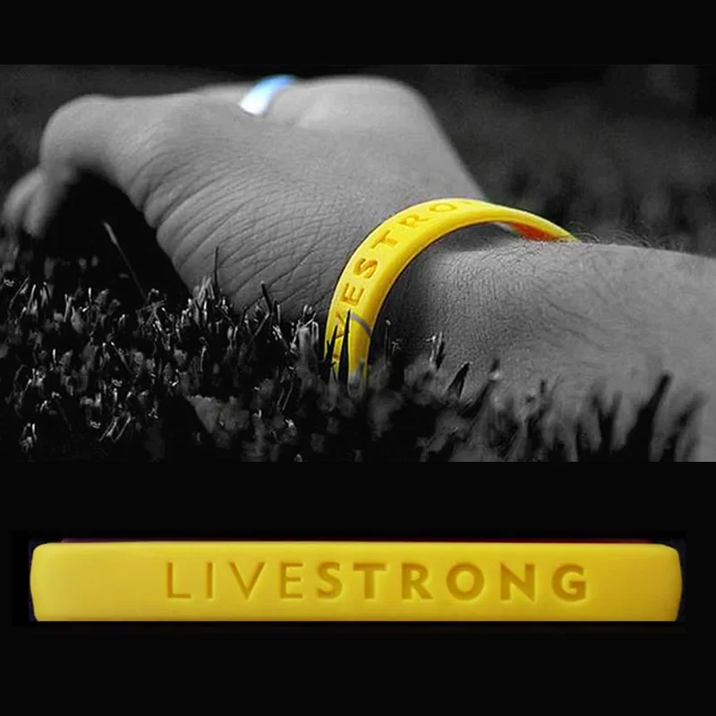 2pcs-LIVE-STRONG-Hologram-Silicone-Bracelets-for-Men-Women-Power-Rubber ...
