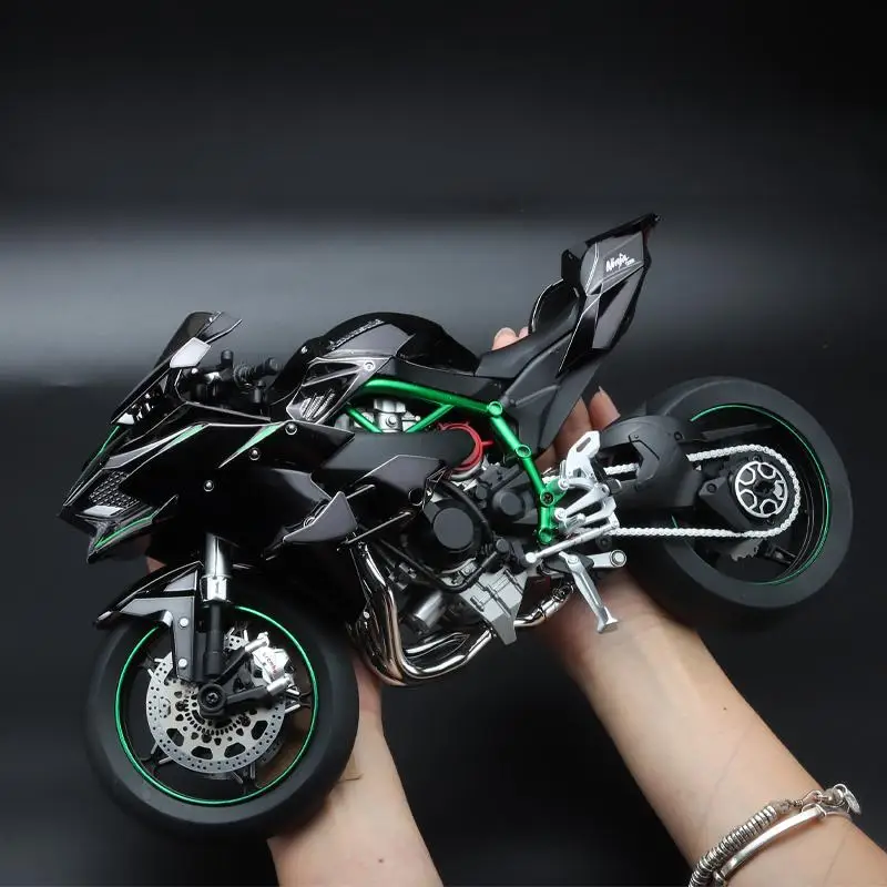 1-6-Kawasaki-H2R-Bootable-Sprayable-Dynamic-Alloy-Metal-Diecast ...