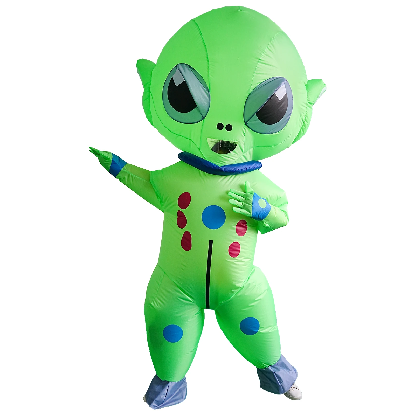 Traje-inflable-de-Alien-para-adultos-traje-de-Cosplay-de-Alien-verde ...