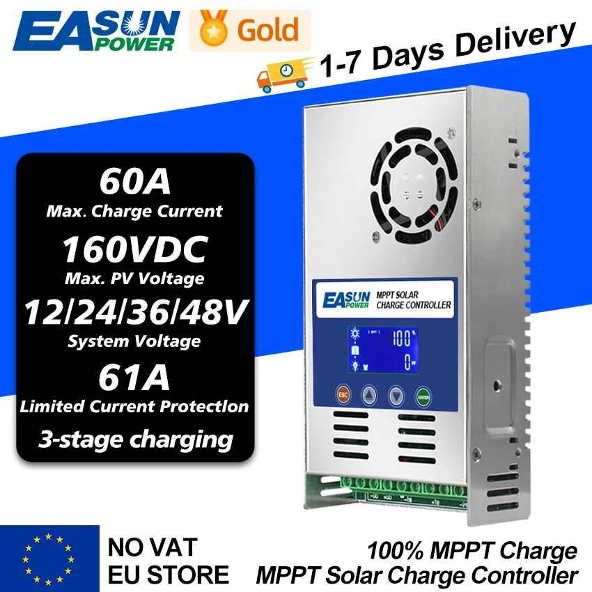 MPPT-60A-Solar-Charger-Controller-and-Discharge-Controller-LCD-12V-24V ...
