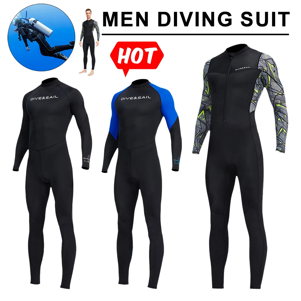 Men-Diving-Suit-Long-Sleeve-Sunscreen-Diving-Skin-Clothes-Snorkeling ...