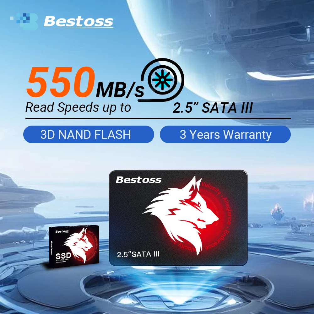 Bestoss SSD内蔵2.5 SATAIII 1TB 512GB 128GB SSD 2TB 4TB HDDハードディスク 256GB ...