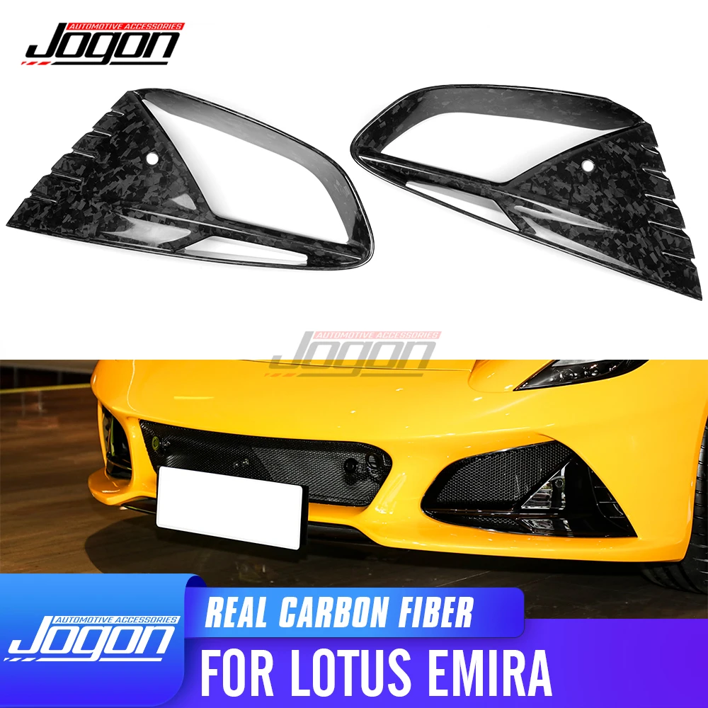 Carbon Fiber Car Front Bumper Fog Light Side Air Intake Vent Outlet ...