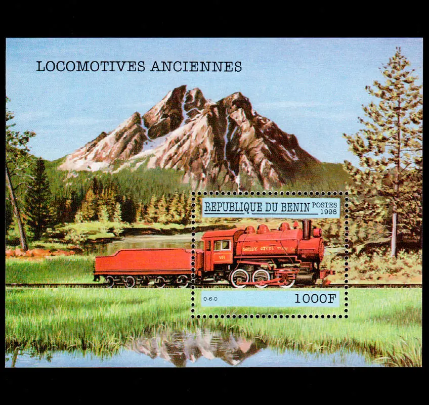 Сувенирный почтовый штамп Бенин 1998 год | AliExpress