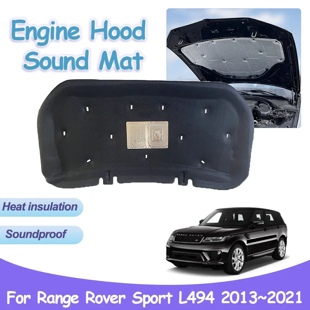 For-Land-Rover-Range-Rover-Sport-L494-2013-2021-Engine-Hood-Sound-Pad ...