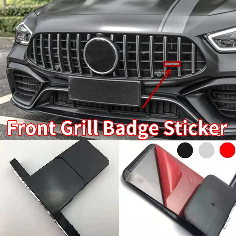 Car-Front-Grill-Badge-Emblem-Sticker-For-Mercedes-Benz-AMG-Logo-W212 ...