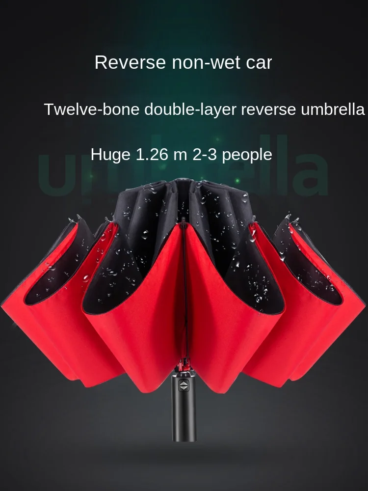 12-Bone-Double-Layer-Umbrella-Automatic-Men-s-Oversized-Double-Folding ...