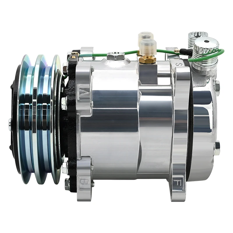 SD507-5H11-12V-24V-507-Triple-Electric-2-Slot-Compressor-V-Roller ...