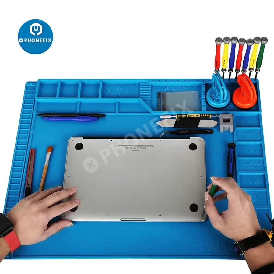 Silicone-Soldering-Mat-Desk-Platform-for-BGA-Welding-Station-Solder ...