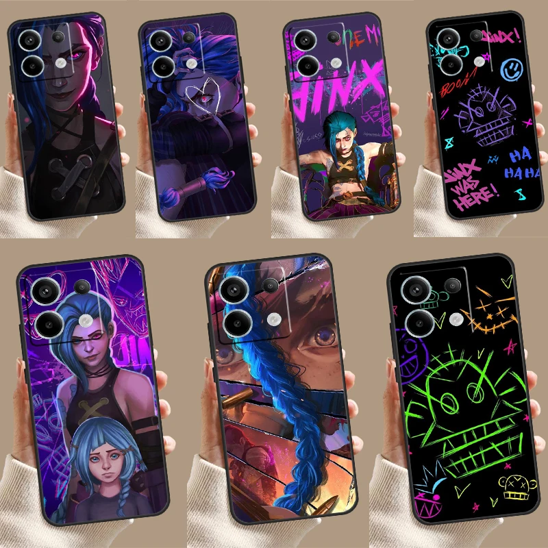 Anime-Arcane-Jinx-Phone-Case-For-Xiaomi-Redmi-Note-13-Pro-12-10-9-8-11.jpg