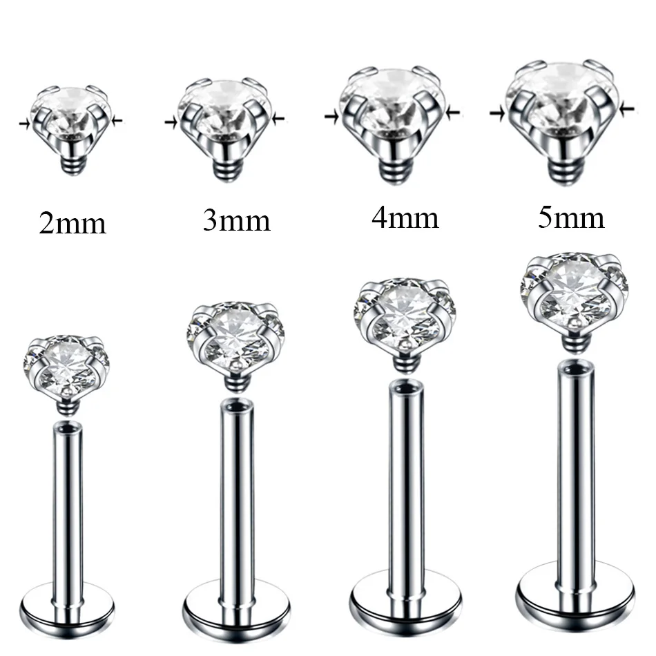Zcompresses-Boucles-d-Oreilles-en-Acier-Inoxydable-Piercing-Labret ...