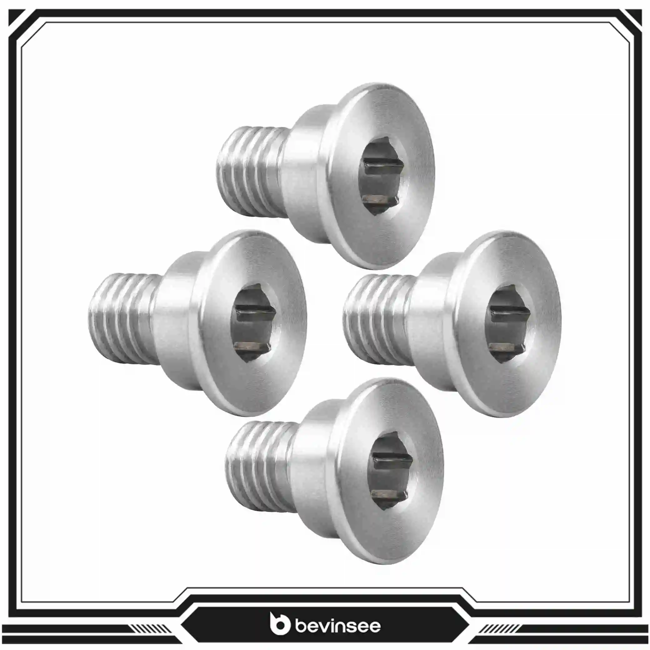 4X Stainless Brake Disc Screws Disc Retaining Bolts For BMW X5 E70 F15 ...