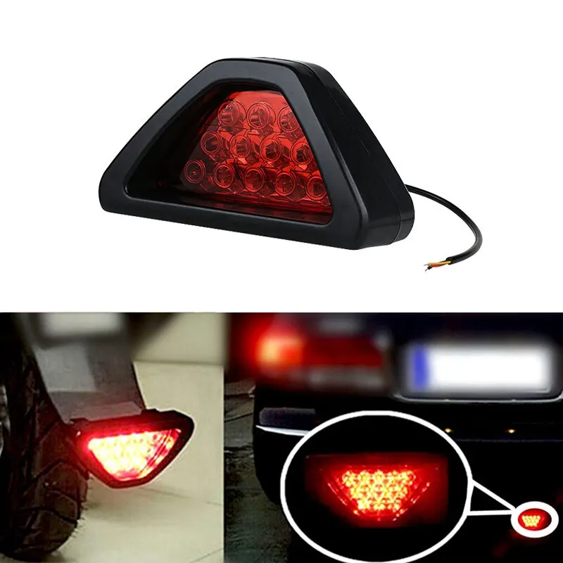 Motorcycle-Triangle-Brake-Stop-Light-Warning-Rear-Tail-Light-Auto ...