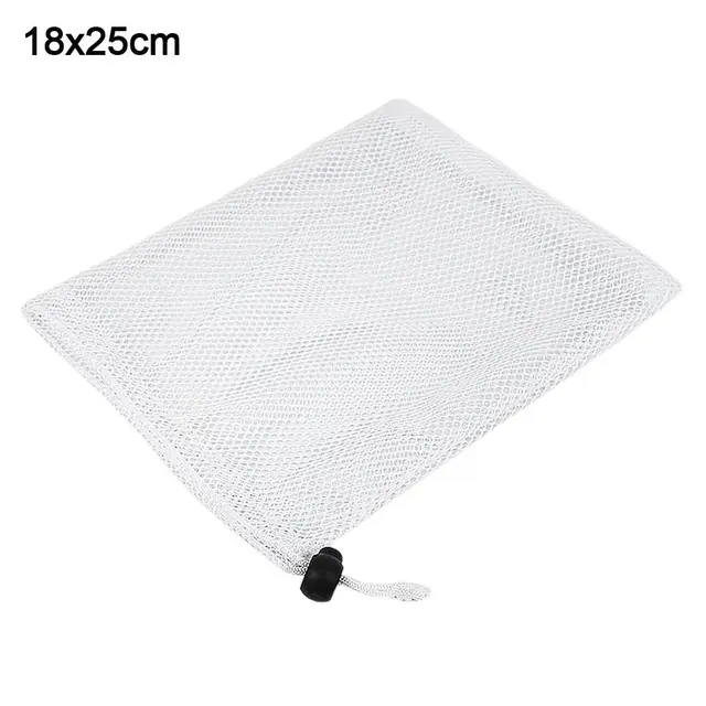 1PC Durable Nylon Mesh Drawstring Storage Pouch Bag Stuff Sack ...