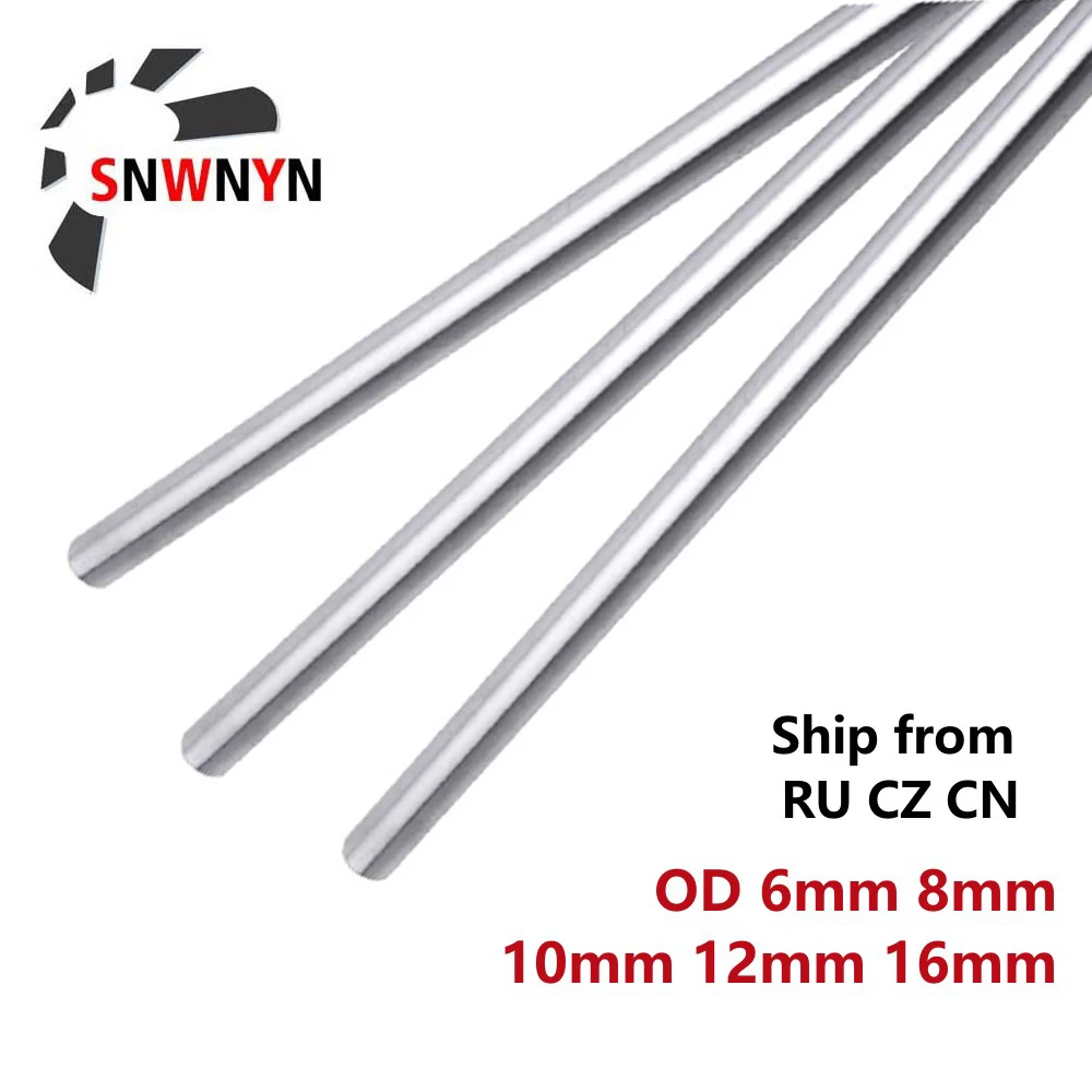 2PCS-6mm-10mm-12mm-16mm-8mm-Optical-Axis-Shaft-300-400-500-600mm-Linear ...