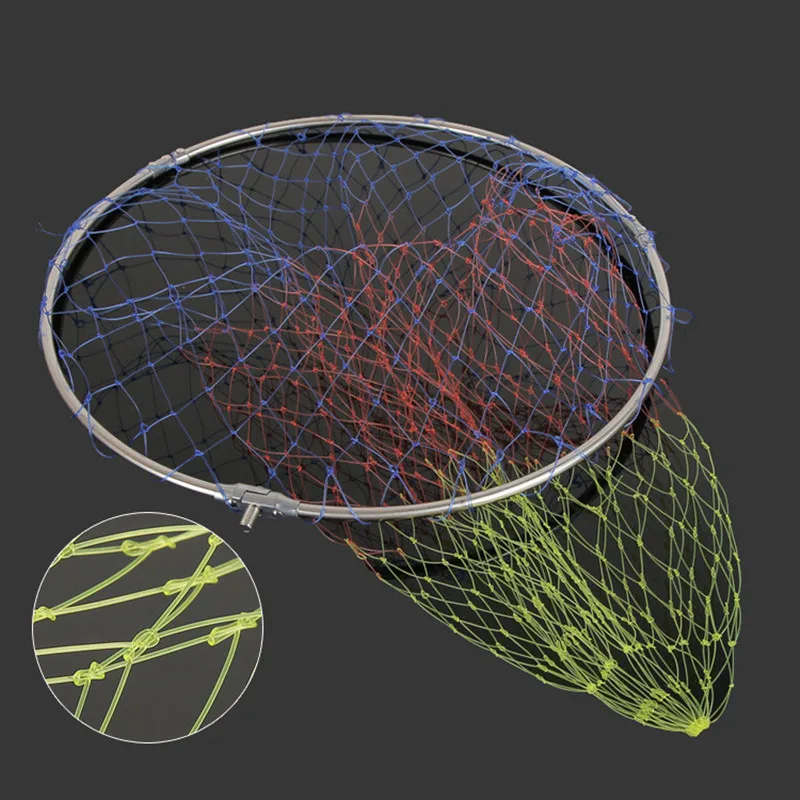 Foldable-Fishing-Net-head-Landing-Net-Fine-Hole-Mesh-Fishing-Net-Hard ...