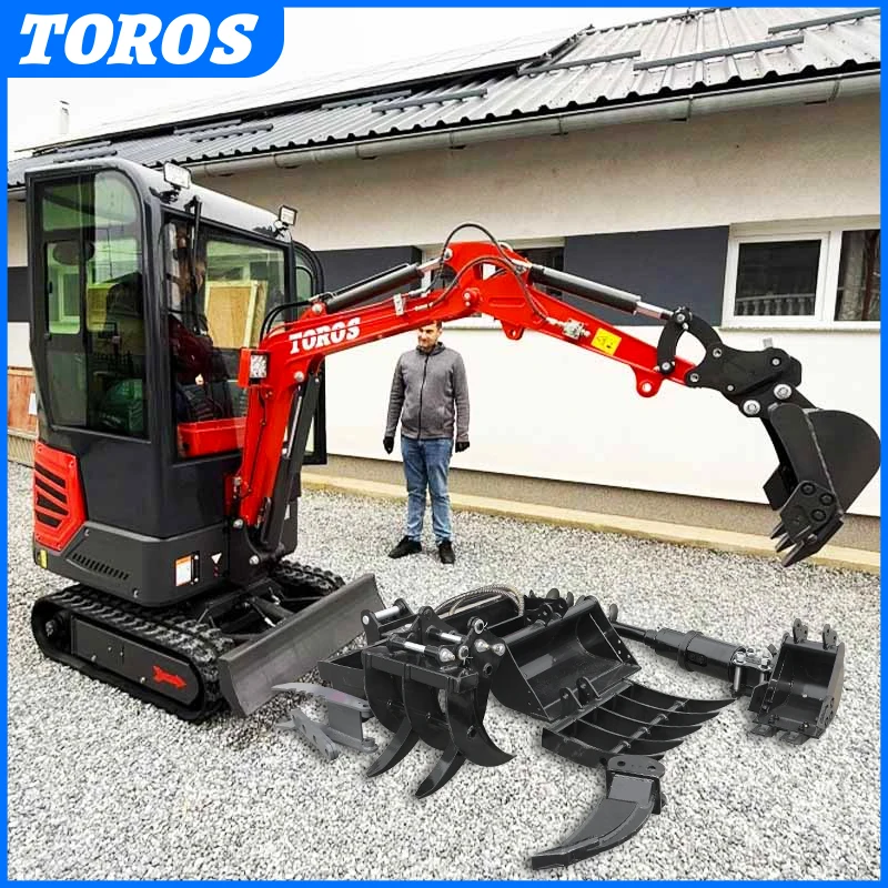 Mini Excavator 1.2 Ton Digger 1 Ton Epa Euro5 Standard Digger ...