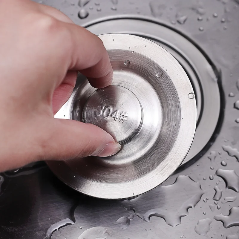 Stainless-Steel-Kitchen-Sink-Filter-Cover-Sink-Sewer-Drain-Lids-Floor ...
