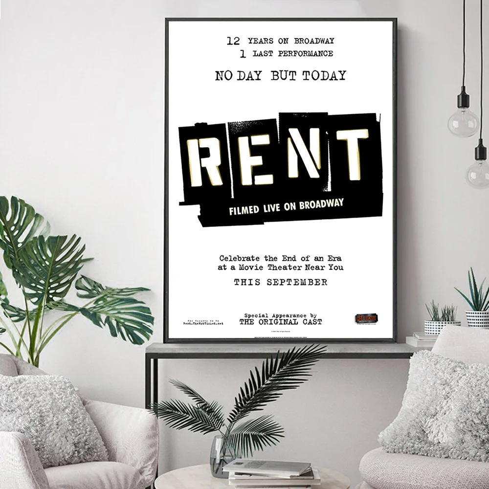 Rent Original Cast Poster