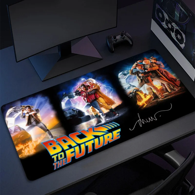 Back-To-The-Future-Mouse-Pad-Large-Gaming-Desk-Accessories-Keyboard-Mat ...