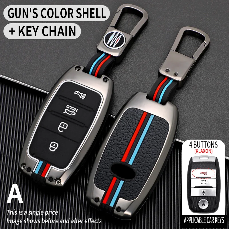 Car Remote Key Case Cover Protective Shell Fob For KIA Rio Rio5 ...