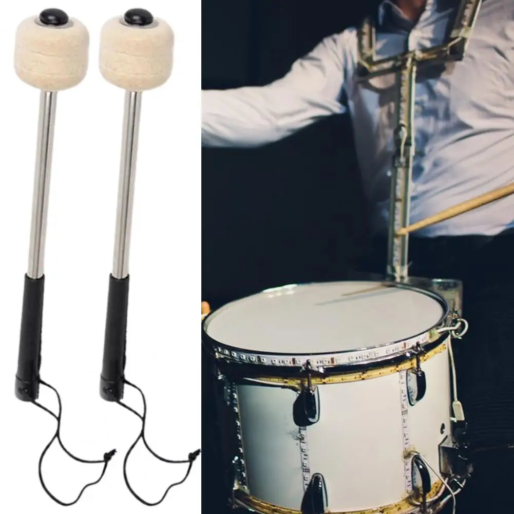 Delicate-White-Classic-Metal-Drum-Stick-with-Rope-Lightweight-Drumstick ...