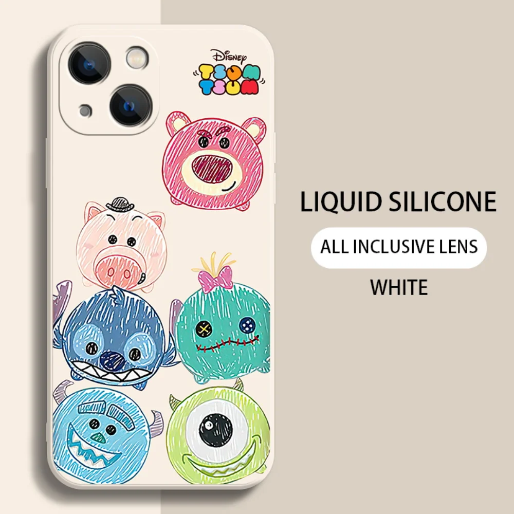 Cute-Mickey-Mouse-Lotso-Bear-Phone-Csae-For-Funda-iPhone-11-12-13-Pro ...