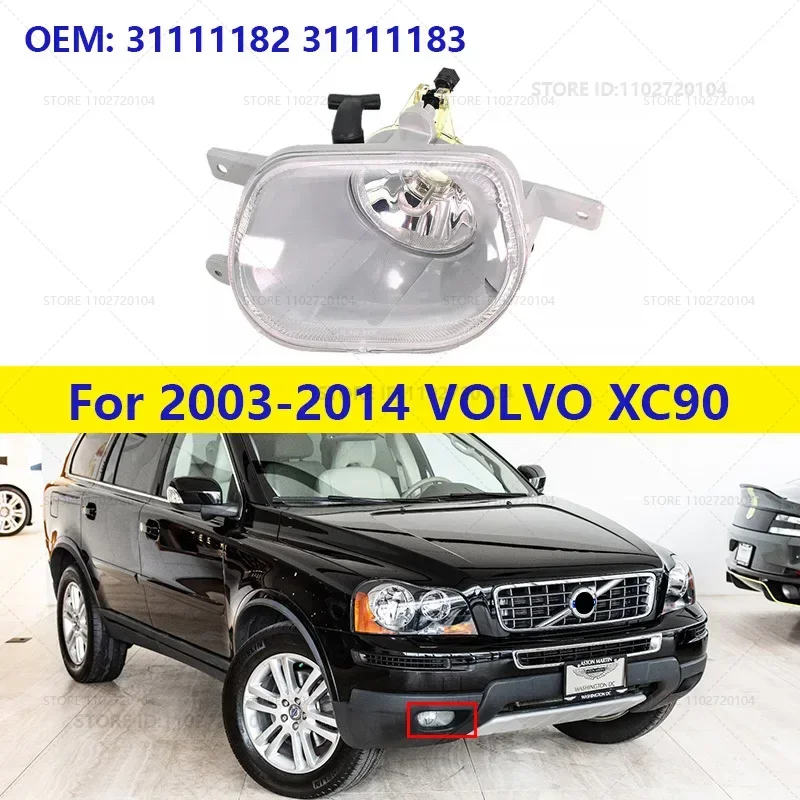 For 2003-2014 VOLVO XC90 Front Bumper Fog Lamp Light Housing (Without ...