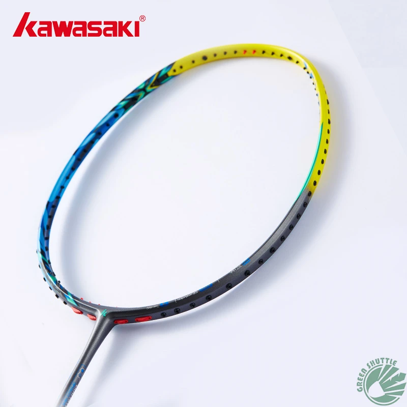 New-2023-100-Original-Two-Stars-Kawasaki-High-Quality-Badminton-Racket ...