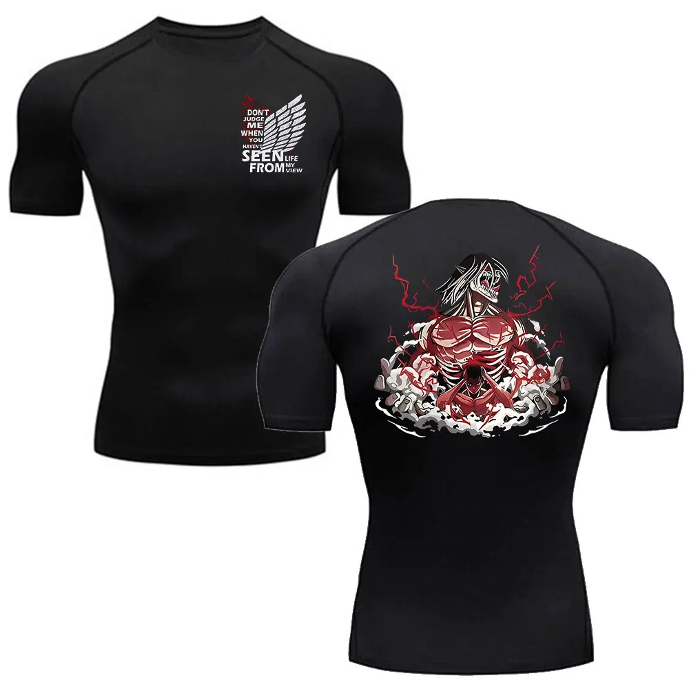 Anime-Attack-On-Titan-Compression-Gym-Tshirts-Men-s-Sports-Quick-Dry ...