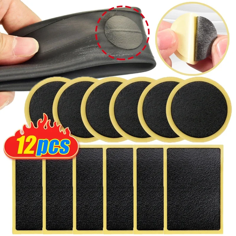 12PCs Car Motorcycle Tire Repair Patches Car Tire Repair Tools Glue ...