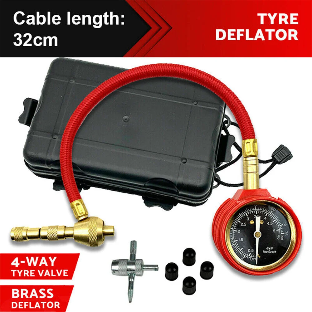 4X4-Air-Deflators-With-70psi-Pressure-Gauge-4WD-Tyre-Tire-Deflators ...