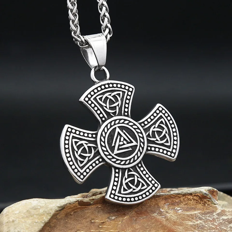 Nordic Vikings Celtic Knot Pendant Necklaces For Men Women Fashion ...