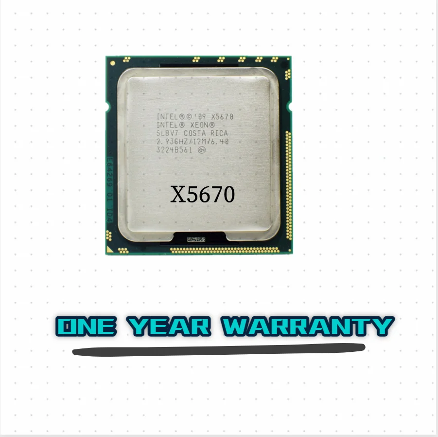 Processador intel xeon x5670 2.93ghz lga 1366 12mb l3 cache seis núcleo ...
