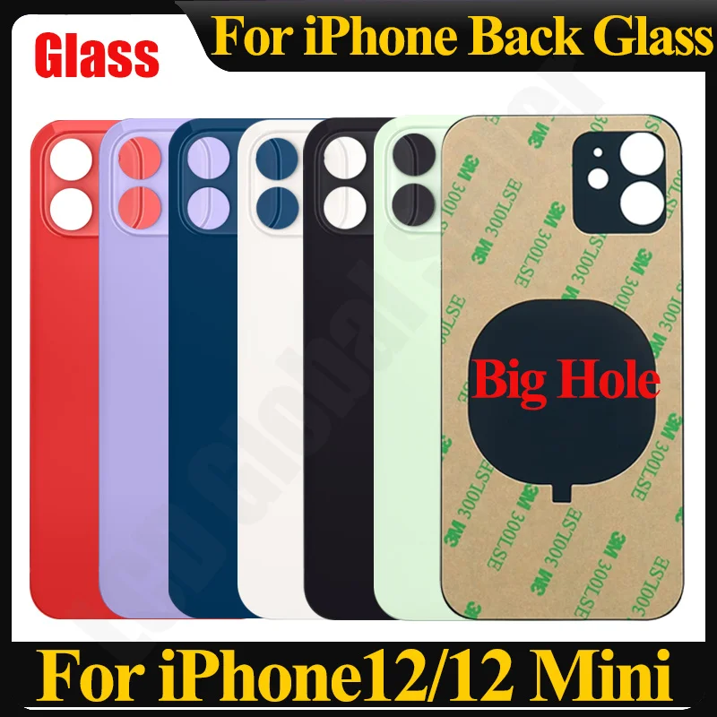 OEM-Big-Hole-Rear-Battery-Back-Door-Glass-For-iPhone-12-Cover-IPhone-12 ...