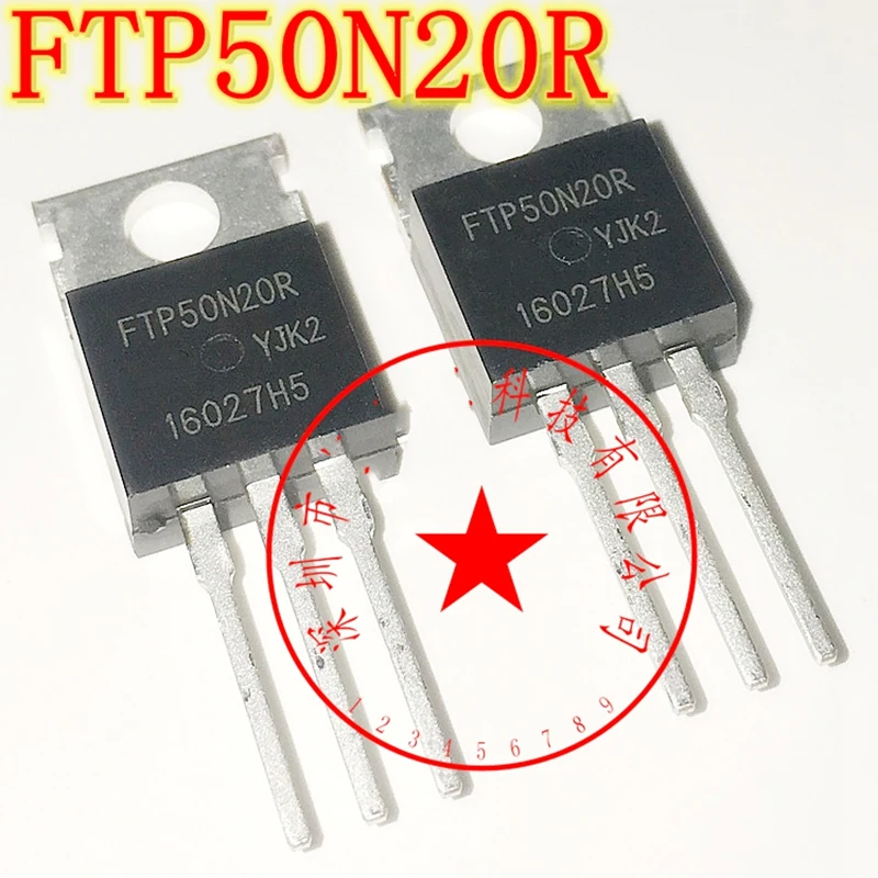 5PCS-20PCS-FTP50N20R-50N20R-TO-220-MOS-FET-50A-200V-N-channel-Brand-New ...