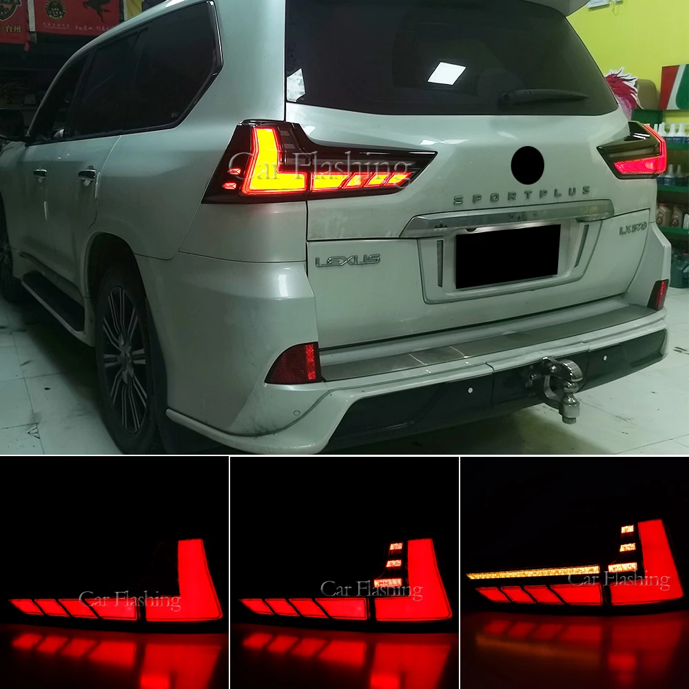 2PCS-LED-Tail-Lights-For-Lexus-LX570-2016-2017-2018-2019-2020-Car-Light ...