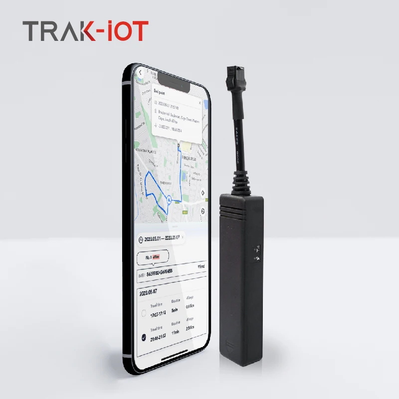TRAK-IOT TC01 2G Mini GPS Tracker GSM for Vehicle Tracking Built-in ...