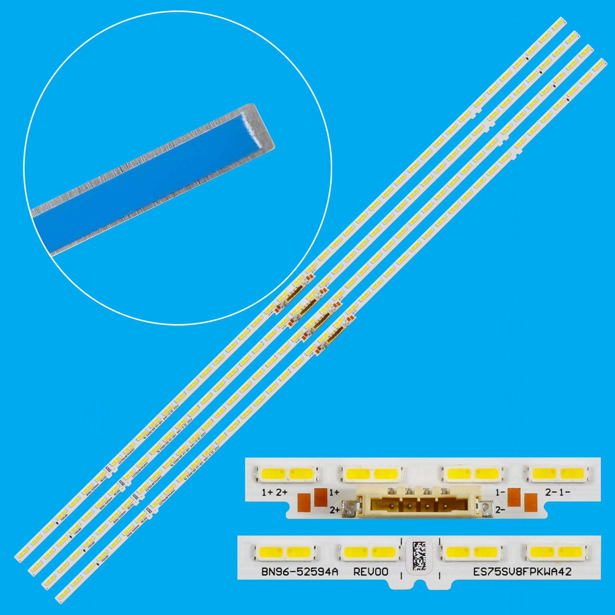 1/5/10 Kit LED Strip For UN75AU8000F UN75AU8000B UA75AU8000W UN75AU8200 ...